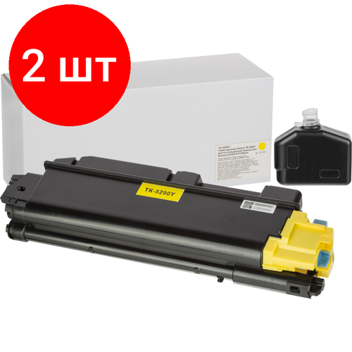 Комплект 2 штук, Тонер-картридж Retech TK-5290Y жел. пов. емк. для Kyocera P7240cdn