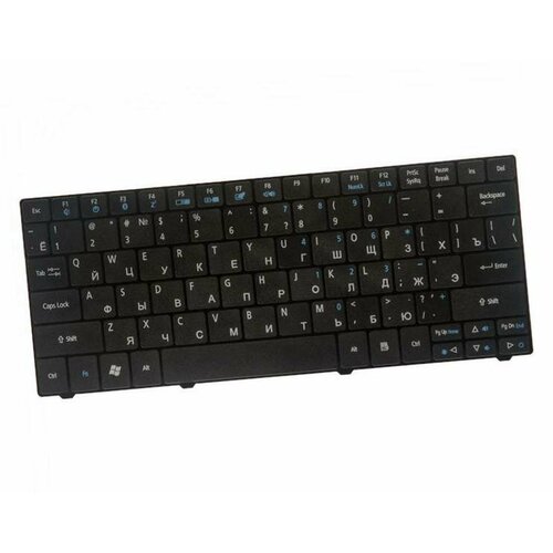Клавиатура (keyboard) для ноутбука ACER Aspire ONE 721 751 751H 753 752 ZA3 ZA5 1810 1830 1410 (черная) Гор. Enter