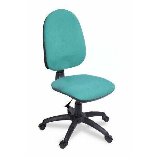Компьютерное офисное кресло Мирэй Групп Мартин без подлокотников ПК, Ткань, Сине-зеленое