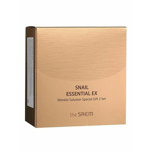 Набор кремов, 30 мл*30 мл*25 мл, (Sample) Snail Essential EX Wrinkle Solution Special Gift 3 Set, THE SAEM