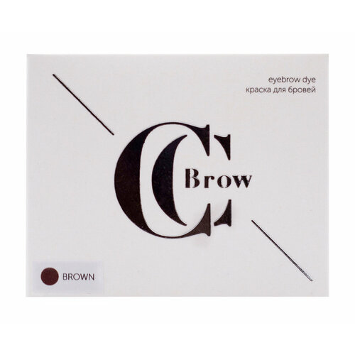 CC BROW Краска для бровей 5+5 CC Brow, brown (коричневый)