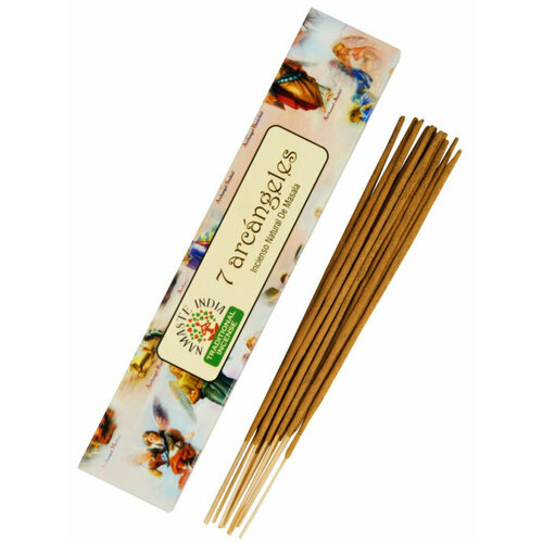 7 ARCHANGELS Natural Masala Incense, Namaste India (7 архангелов натуральные масала благовония, Намасте Индия), уп. 15 г.