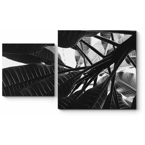 Модульная картина Скрываясь в тени растений 130x78