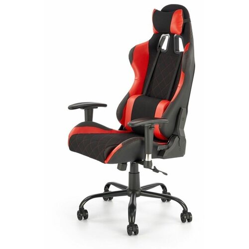 Кресло компьютерное Halmar DRAKE (красный/черный)