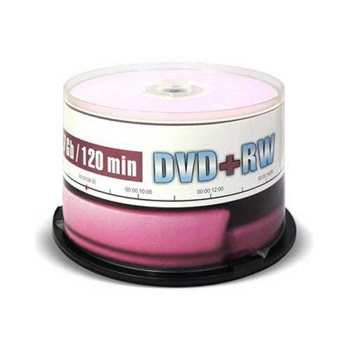 Диск DVD+RW Mirex 4.7 Gb, 4x, Cake Box (50), (50/300) 207207 {UL130022A4B}