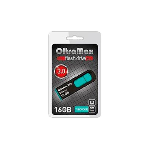 Флешка OltraMax 270 16 ГБ, бирюзовый