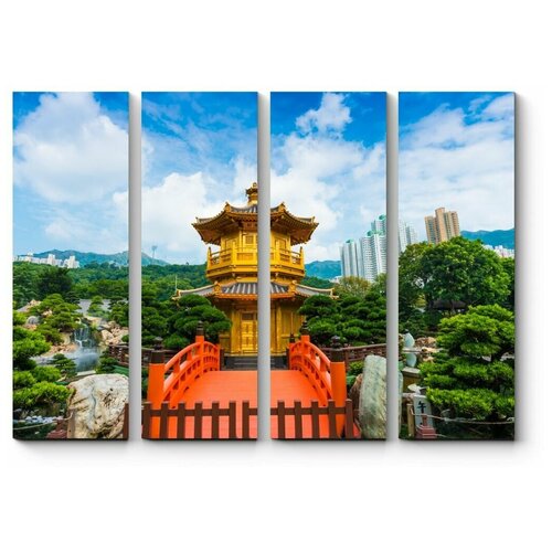 Модульная картина Великолепие Гонконга110x83