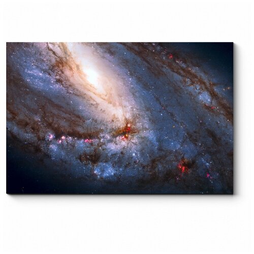 Модульная картина Свет галактик 70x47