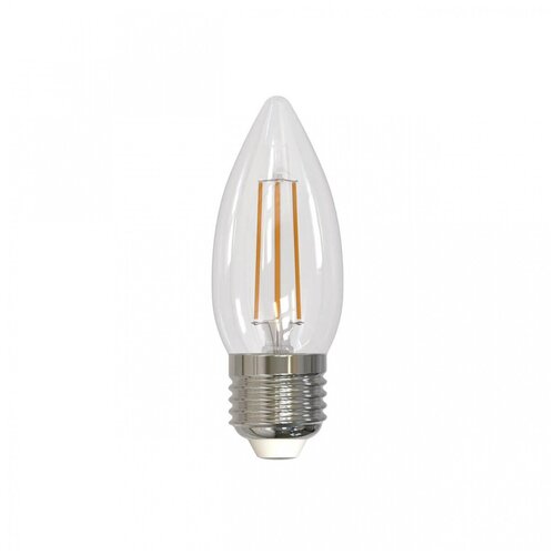 Uniel Лампа светодиодная филаментная (UL-00005167) Uniel E27 11W 4000K прозрачная LED-C35-11W/4000K/E27/CL PLS02WH