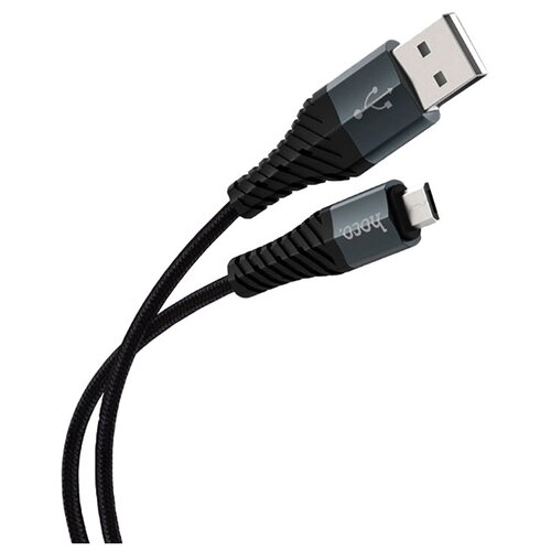Hoco Кабель X38 USB - MicroUSB, 1м (черный)