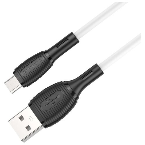 Кабель Borofone BX86 Advantage USB - Micro-USB, 1 м, 1 шт., белый