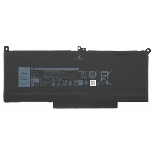 Аккумулятор (батарея) для ноутбука Dell Latitude 12 7280 (F3YGT 7,6V 7500 mAh)