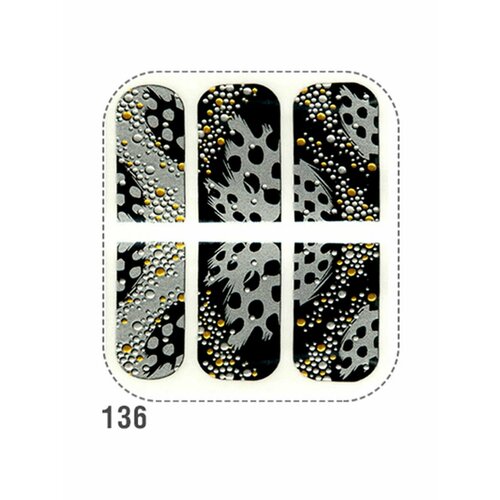 Пленки для ногтей для экспресс-маникюра на клеевой основе Effect Nails, (136), IRISK professional, Д324-01, 4680379144145