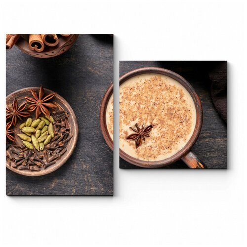 Модульная картина Индийский чай латте 180x135