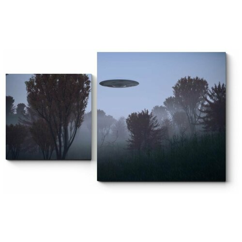 Модульная картина Таинственный туман 180x108