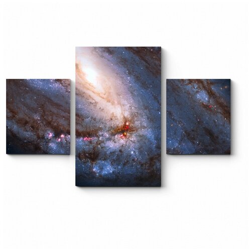 Модульная картина Свет галактик 100x65