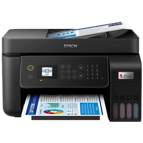 МФУ струйный Epson L5290 A4 WiFi USB RJ-45 черный