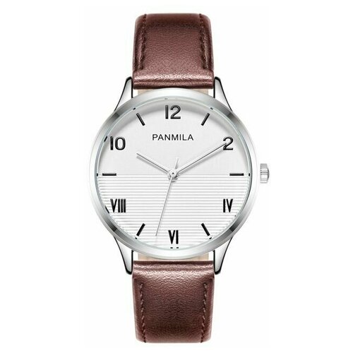 Наручные часы Panmila P0422M-DZ1WCW, серебряный, коричневый