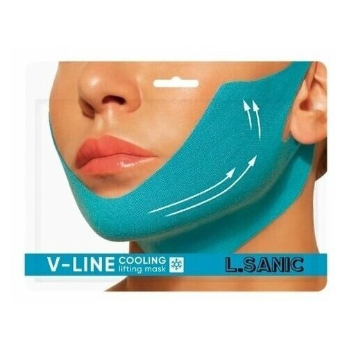 L.Sanic Маска-бандаж для коррекции овала лица с охлаждающим эффектом, V-line, 20гр