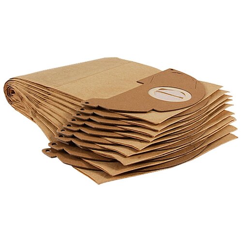 Фильтр-мешки бумажные 10 шт для пылесоса KARCHER SE 3001