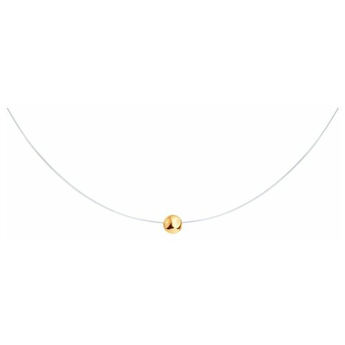 Колье Diamant, красное золото, 585 проба, длина 45 см.