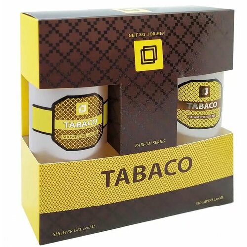 Набор средств для гигиены подарочный мужской (шампунь+гель для душа) TABACO