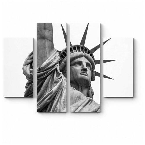Модульная картина Величественная статуя Свободы 130x98