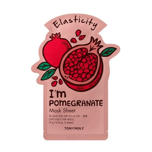 TONY MOLY тканевая маска I'm Pomegranate, 21 г, 21 мл