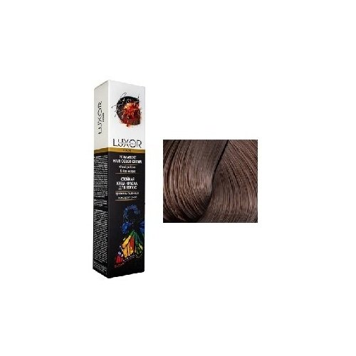 LUXOR Крем-краска для волос, 5.23 светлый коричневый фиолетовый золотистый