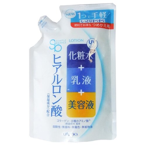 Utena Лосьон-молочко Simple Balance 3в1 с эффектом UV-защиты SPF 5 с тремя видами гиалуроновой кислоты, 200 мл