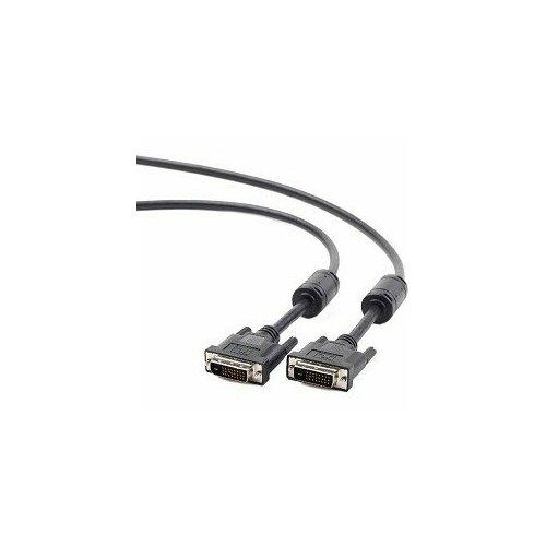 Кабель DVI-D single link Gembird/Cablexpert , 19M/19M, 3.0м, черный, экран, феррит. кольца, пакет(CC-DVI-BK-10)