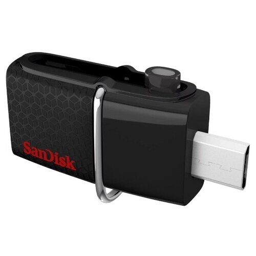 Флешка SanDisk Ultra Dual USB Drive 3.0 16 ГБ, 1 шт., черный