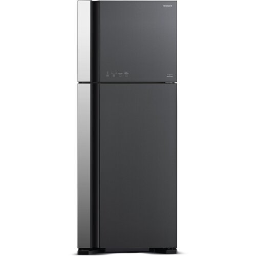 Холодильник Hitachi R-VG540PUC7 GGR 2-хкамерн. серый стекло