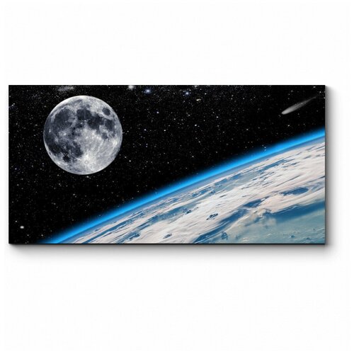 Модульная картина Бескрайние просторы космоса40x20