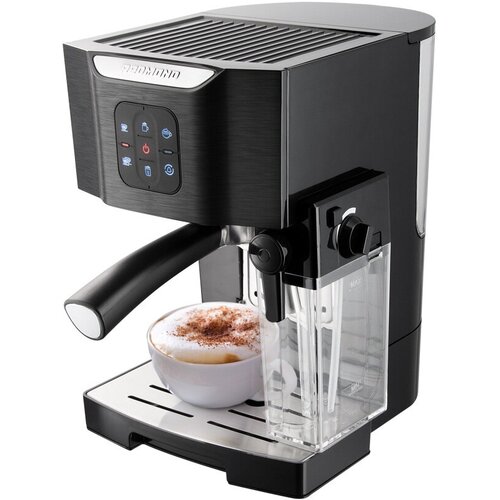 Кофеварка  рожковая REDMOND RCM-1512, черный/серебристый