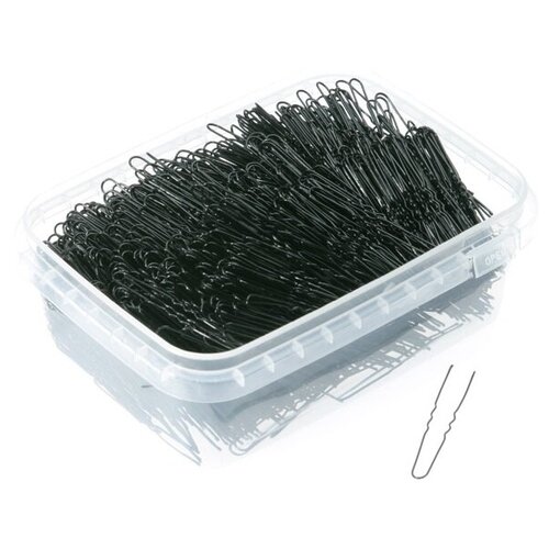 Sibel - Сибл Шпильки для волос волнистые черные 50 мм, 500 гр/уп -