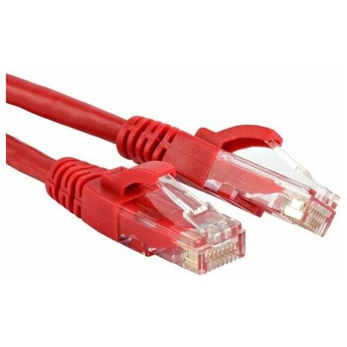 Кабель витая пара патч-корд Hyperline PC-LPM-UTP-RJ45-RJ45-C6-3M-LSZH-RD 3.0m