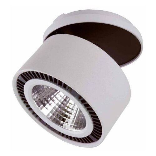 Светильник Lightstar Forte Inca 213849, LED, 40 Вт, 3000, теплый белый, цвет арматуры: черный, цвет плафона: серый