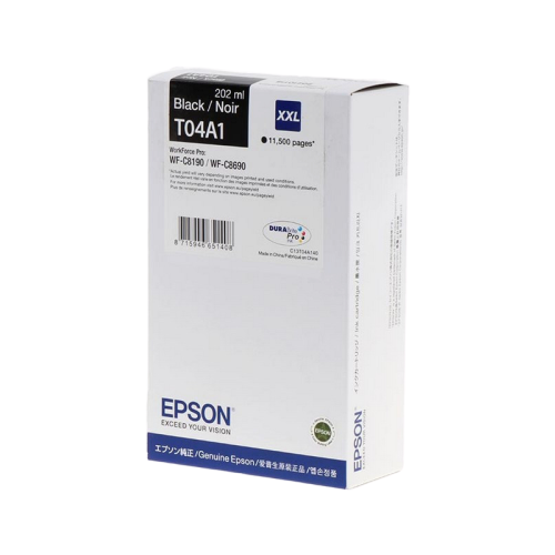 Картридж Epson C13T04A140, 11500 стр, черный