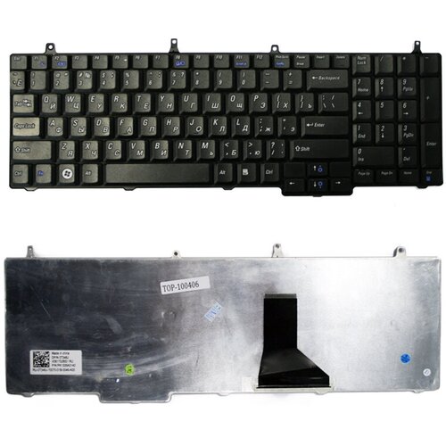 Клавиатура для ноутбука Dell Vostro 1710, 1720 (p/n: 0J720D, V081702AS, 0T351J, T351J, 0T359J, 0T348J, T348J, PK1306A0340, MP-07A53SU-6982)