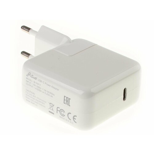 Блок питания (зарядное устройство) Type-C 29W iBatt для ноутбуков Apple. Power Delivery, Quick Charge. 5.2V 2.4A / 14.5V 2A.