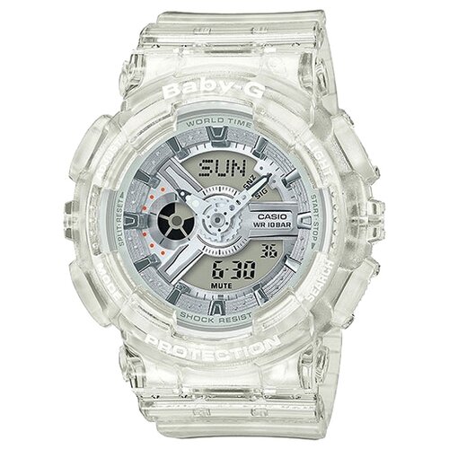 Наручные часы CASIO Baby-G BA-110CR-7A, серый, серебряный
