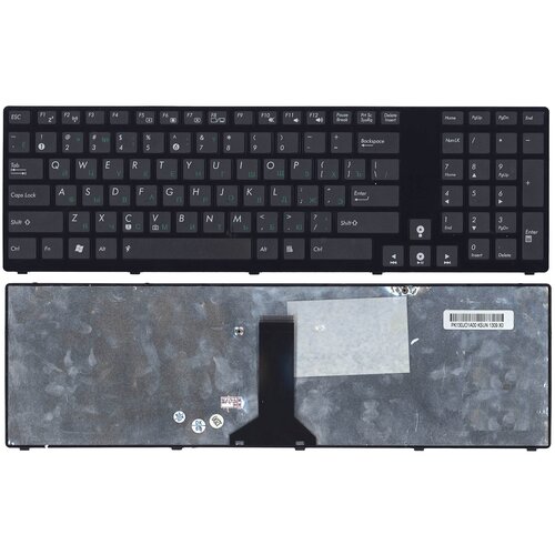 Клавиатура для ноутбука Asus K93, K95, X93, G73, черная, с рамкой