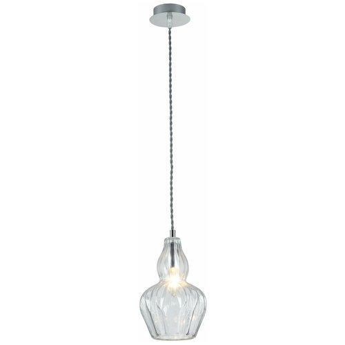 Потолочный светильник MAYTONI Eustoma, E14, 40 Вт, кол-во ламп: 1 шт., цвет: никель