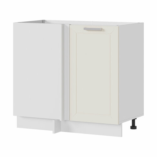 Кухонный модуль, без столешницы, напольный, ШНУ1000, Белый / Альфа Холст белый