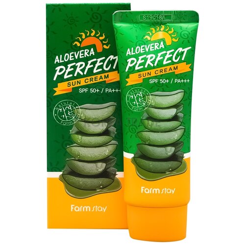 Farmstay крем Aloevera Perfect SPF 50, 70 мл