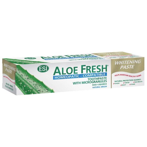 Зубная паста Aloe Fresh с микрогранулами Whitening, 100 мл, 145 г