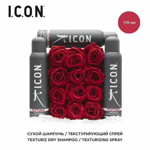 I.C.O.N. Сухой шампунь/Спрей для быстрой фиксации волос/TEXTURIZ Dry Shampoo