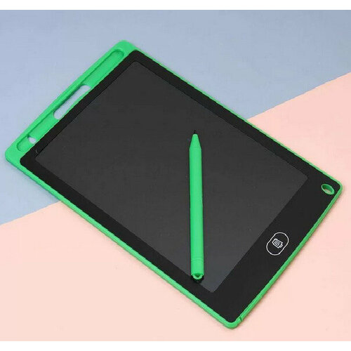 Графический планшет для заметок и рисования детский LCD Writing Tablet 8,5 дюймов со стилусом, зелёный / Интерактивная доска / Планшет для рисования / Электронный блокнот