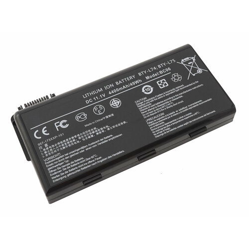 Аккумуляторная батарея для ноутбука MSI Medion Erazer X6811 (4400mAh)